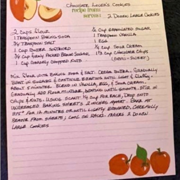 Kitchen | Vintage Heres Whats Cookin Recipe Cards | Poshmark